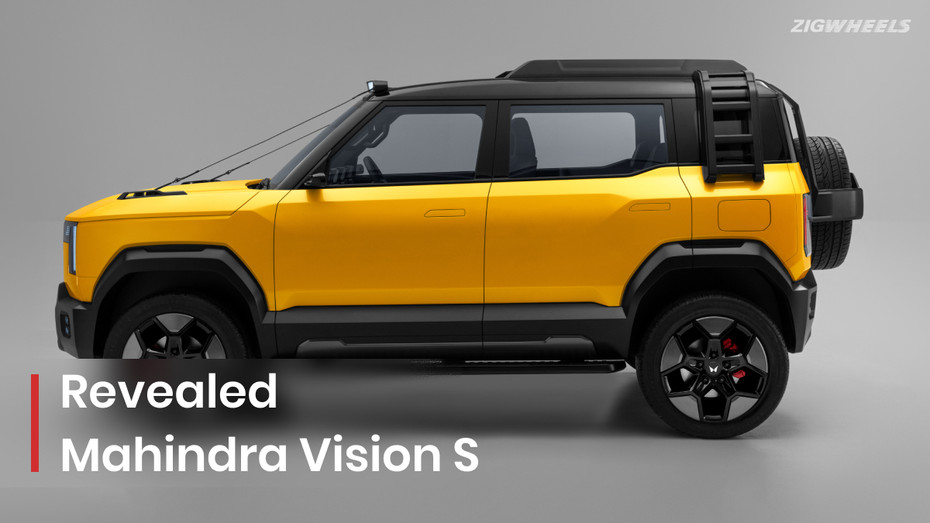 Mahindra Vision S Concept Revealed; Is This The Baby Scorpio? - ZigWheels
