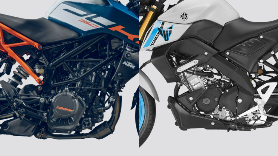 KTM Duke 160 VS Yamaha MT 15 V2: Specifications Compared - ZigWheels