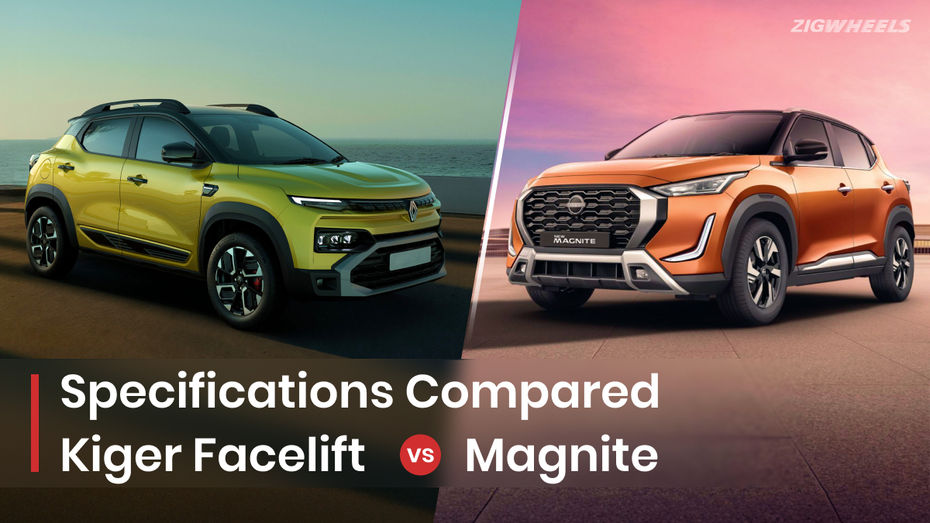 2025 Renault Kiger Facelift vs Nissan Magnite: Design, Features ...