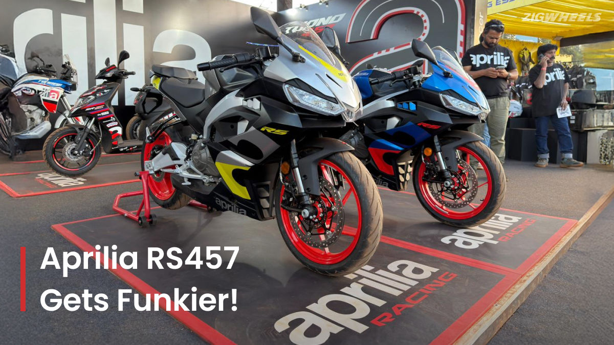 BREAKING: Aprilia RS457 Gets 3 New Colours: Launched At IBW 2025 ...