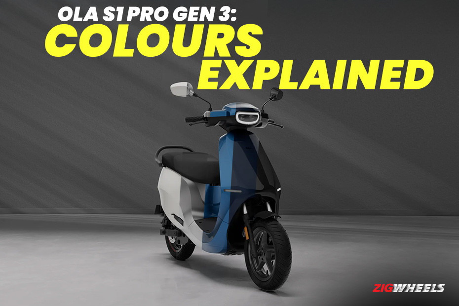 Ola S1 Pro Gen 3: Electric Scooter’s Colours Explained - ZigWheels