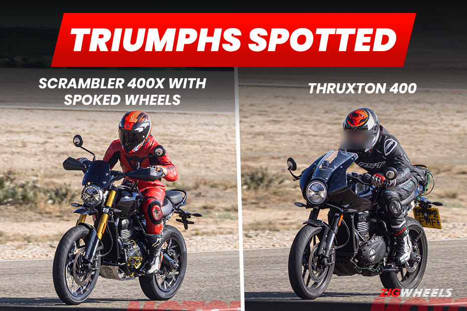 New Spy Shots Revealed: Triumph Scrambler 400X With Tubeless Spoke ...