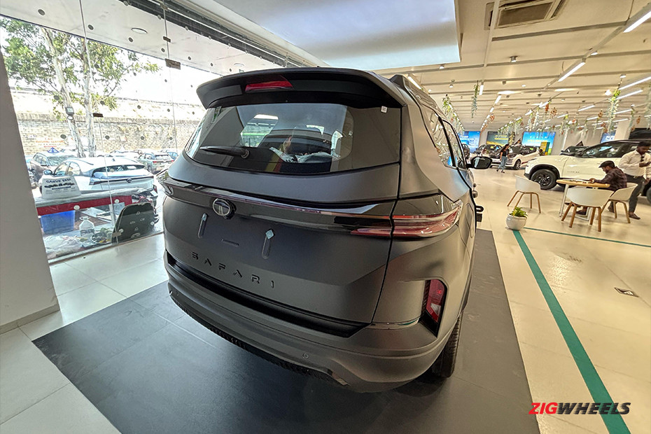 Tata Safari Stealth Edition Detailed In 10 Real-life Images, Now ...