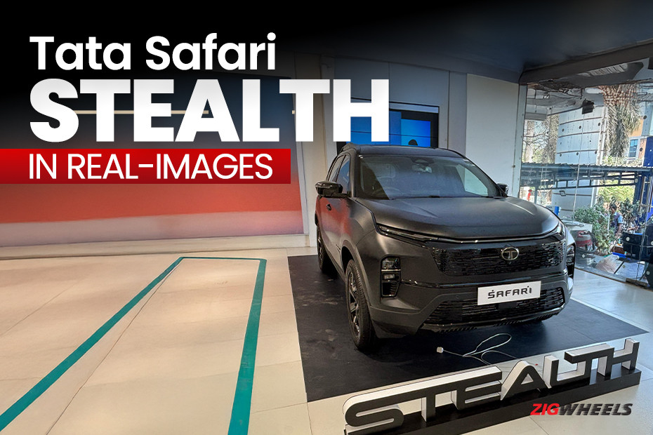 Tata Safari Stealth Edition Detailed In 10 Real-life Images, Now ...