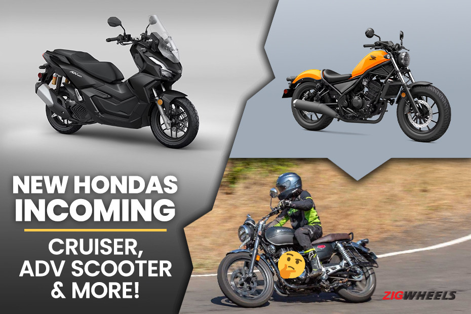 Honda Rebel 300 Cruiser, Honda ADV 160 Adventure Scooter, New 500cc ...