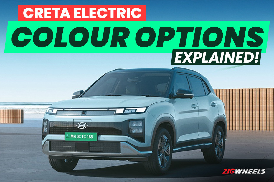 Hyundai Creta Electric (Creta EV) Colour Options Explained In Images ...