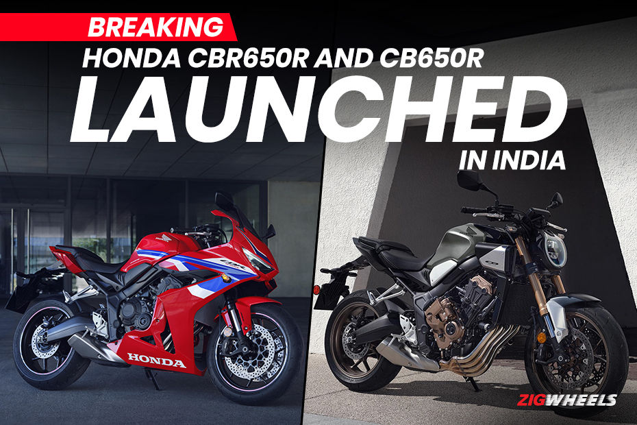 BREAKING: 2025 Honda CB650R & CBR650R Launched In India At Rs 9.20 Lakh ...