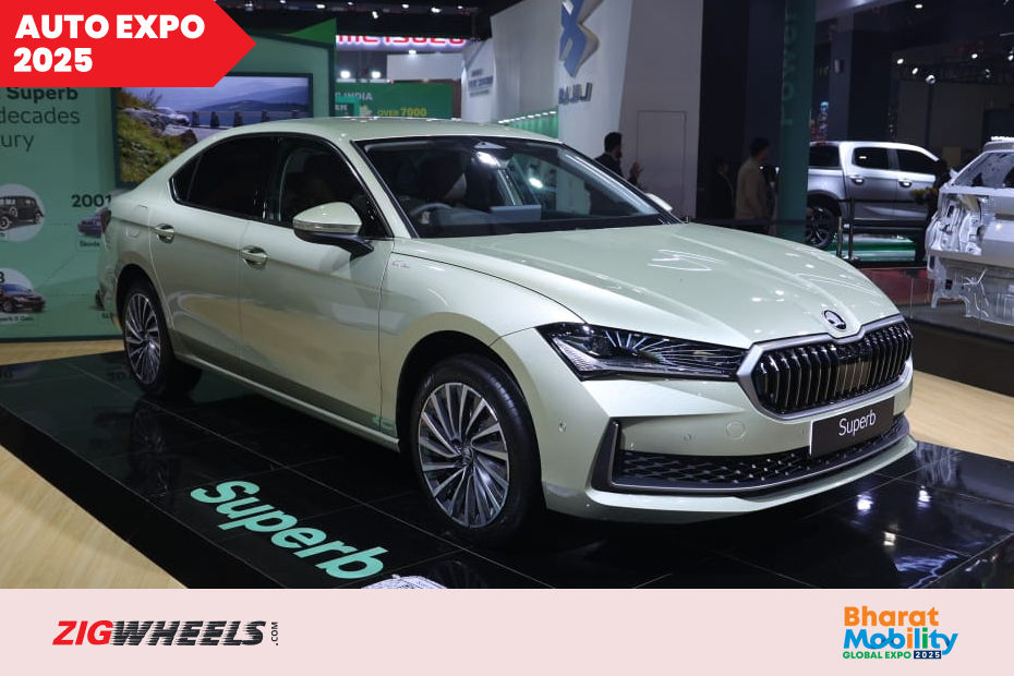 Auto Expo 2025: Skoda Superb Revealed In India At Bharat Mobility ...