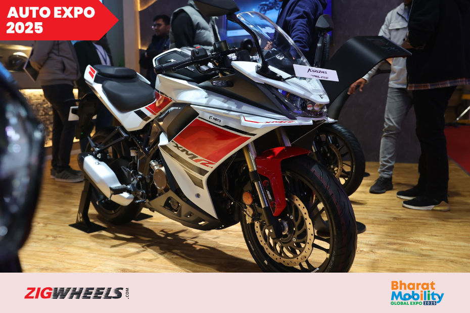 Upcoming Hero Bikes Showcased At Auto-Expo 2025 : Karizma combat ...