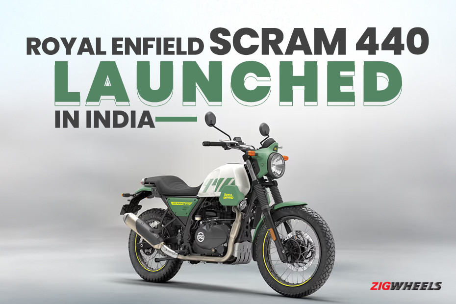 BREAKING: Royal Enfield Scram 440 Launched In India - ZigWheels
