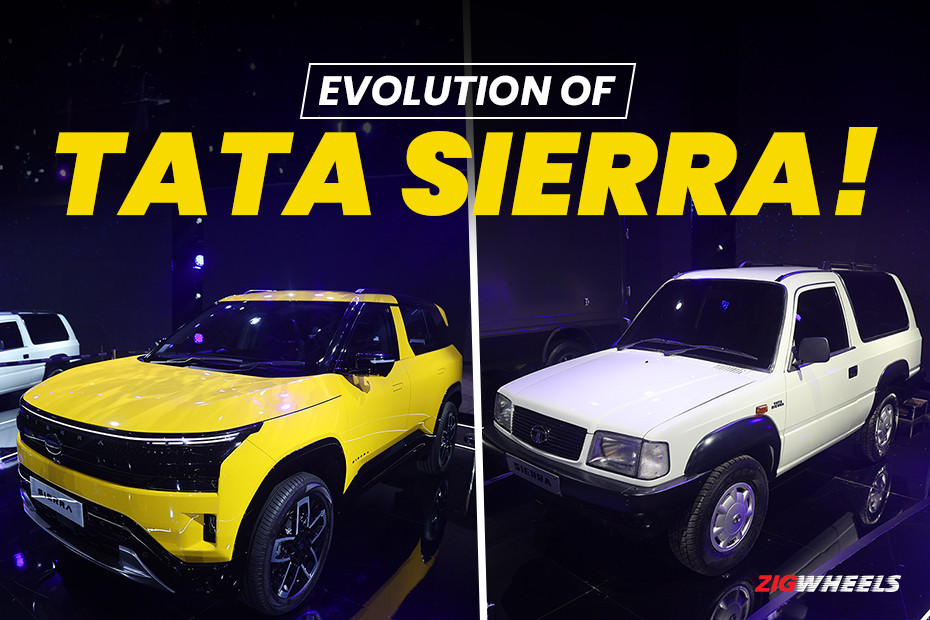 Auto Expo 2025: Evolution Of The Tata Sierra Right From Its Inception ...