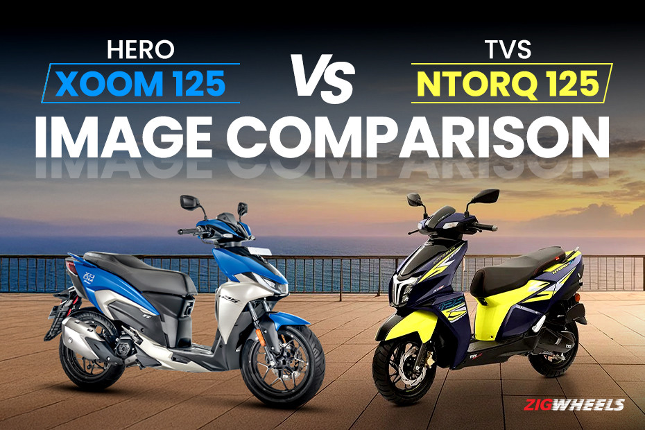 Hero Xoom 125 Vs TVS Ntorq 125: Image Comparison: Auto Expo 2025 ...