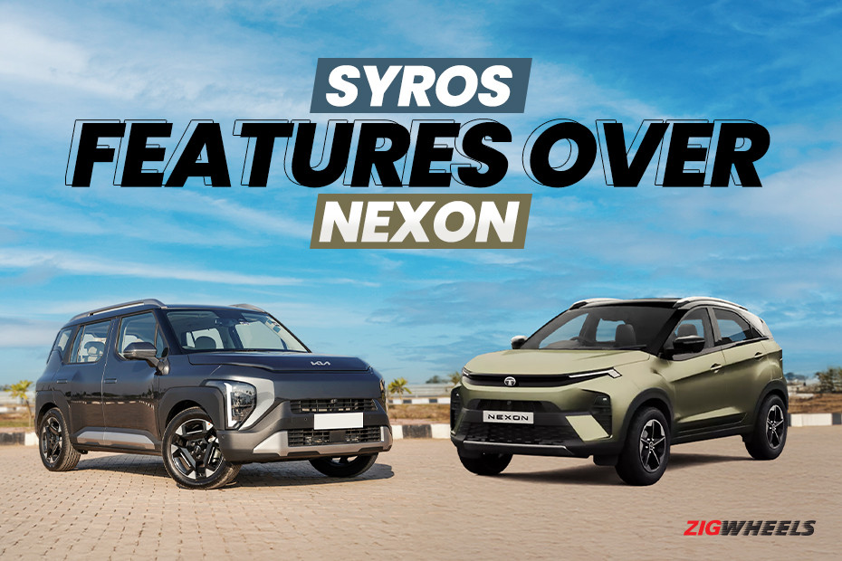 Kia Syros Gets These 8 Features Over The Tata Nexon - ZigWheels