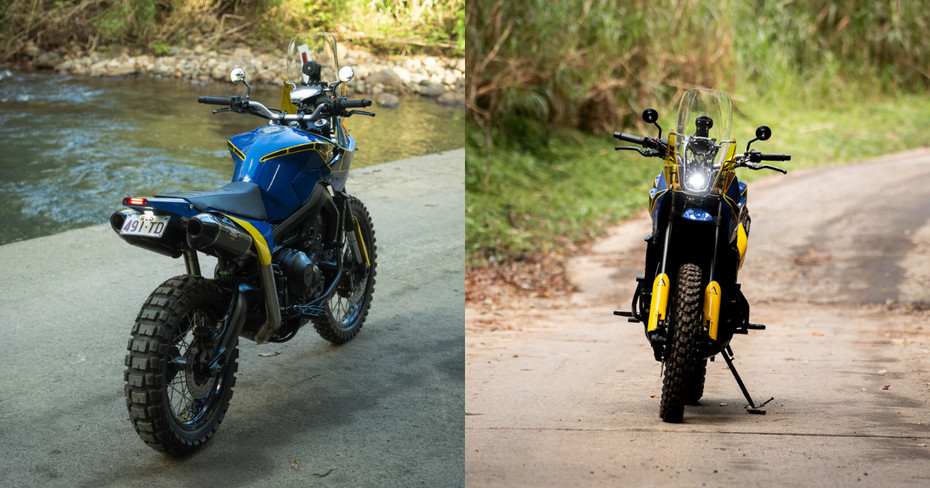 Yamaha MT-09 Modified To Yamaha Tenere 900 Adventure Bike - ZigWheels