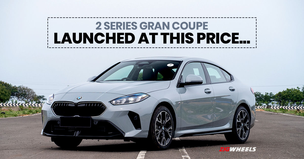 BMW 2 Series Gran Coupe Launched, Prices Start At Rs 46.9 Lakh - ZigWheels