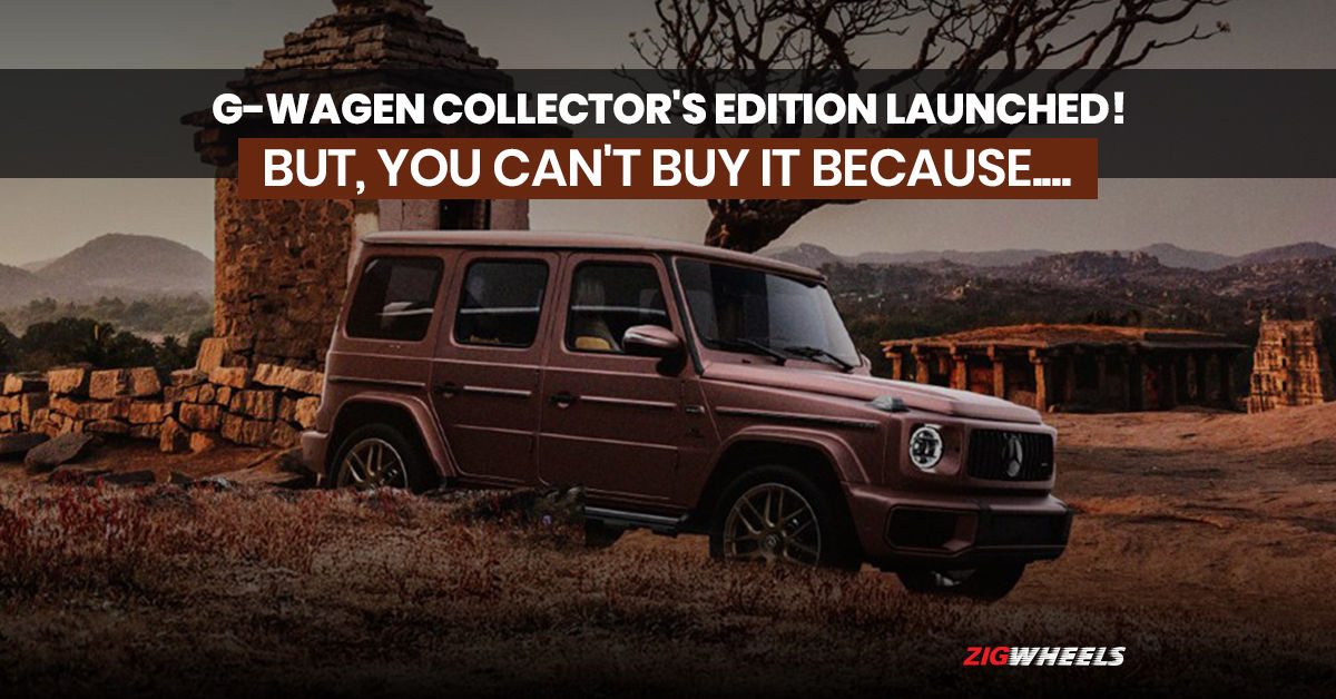 Mercedes-AMG G 63 Collector’s Edition: India-special Edition Launched ...