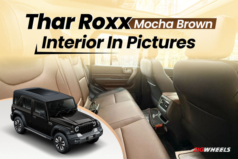 Mahindra Thar Roxx 4X4 Mocha Brown Interior Detailed In 7 Real-life ...