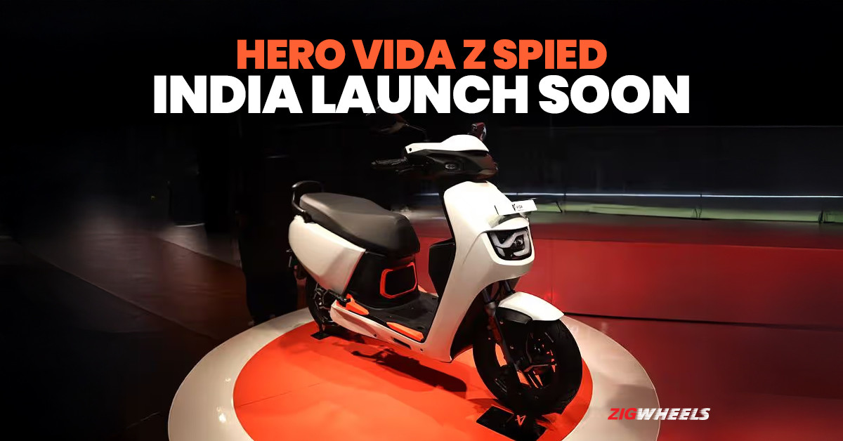 Hero Vida Z Electric Scooter Spied Testing; Ather Rizta, TVS iQube And ...