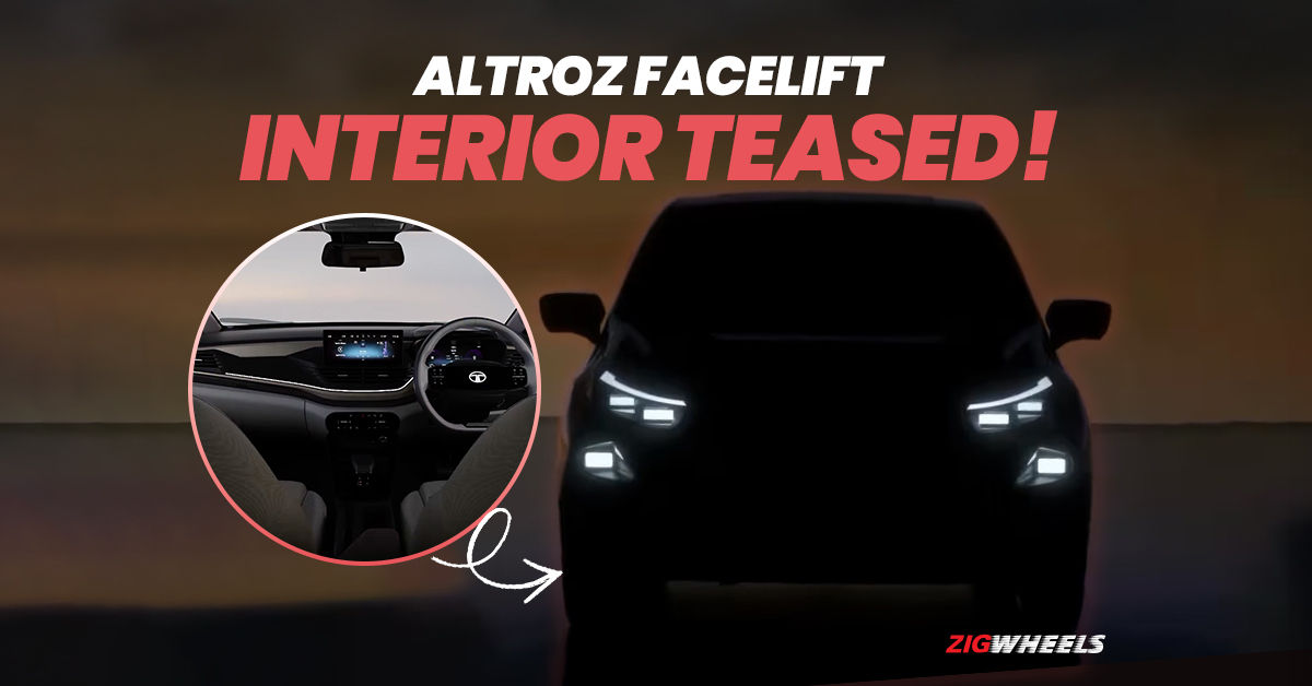 2025 Tata Altroz Facelift Teased Yet Again Ahead Of Launch, Interior ...