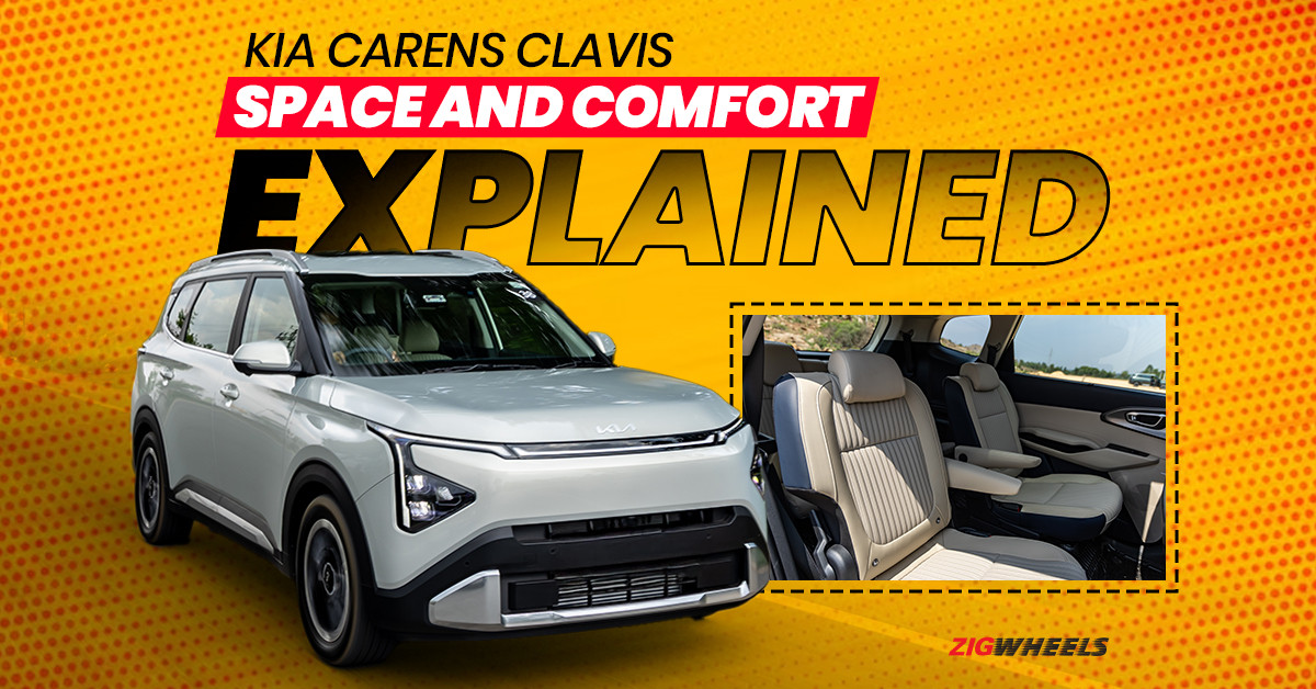 Kia Carens Clavis Comfort And Space Explained: Second And Third Row ...