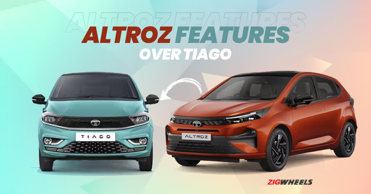 8 Features That The 2025 Tata Altroz Facelift Gets Over The Tata Tiago ...