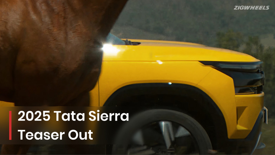 2025 Tata Sierra Teaser Out; Iconic SUV Launching On 25 November ...