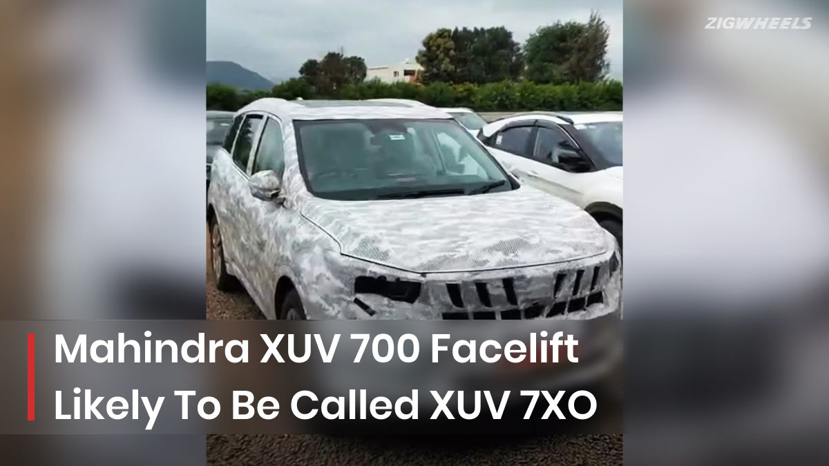 Scoop! Mahindra XUV 700 Facelift Likely To Be Called XUV 7XO; Trademark ...