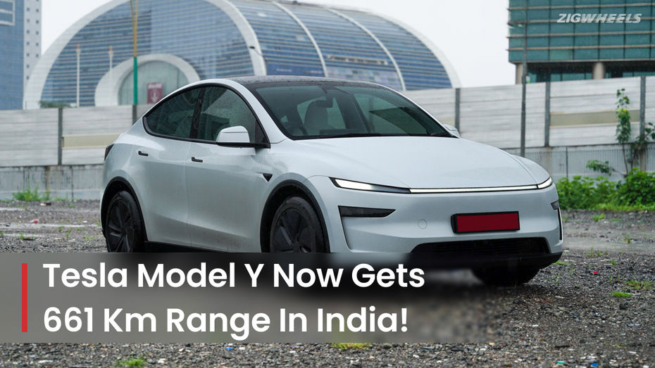 Tesla Model Y Range Increased To 661 Km In India - ZigWheels