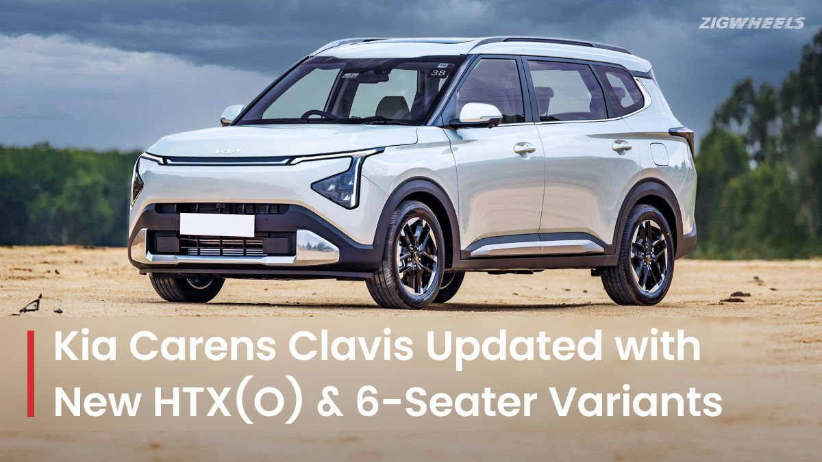 Kia Carens Clavis Variants Refreshed; New HTX(O) Added; 6-seater ...
