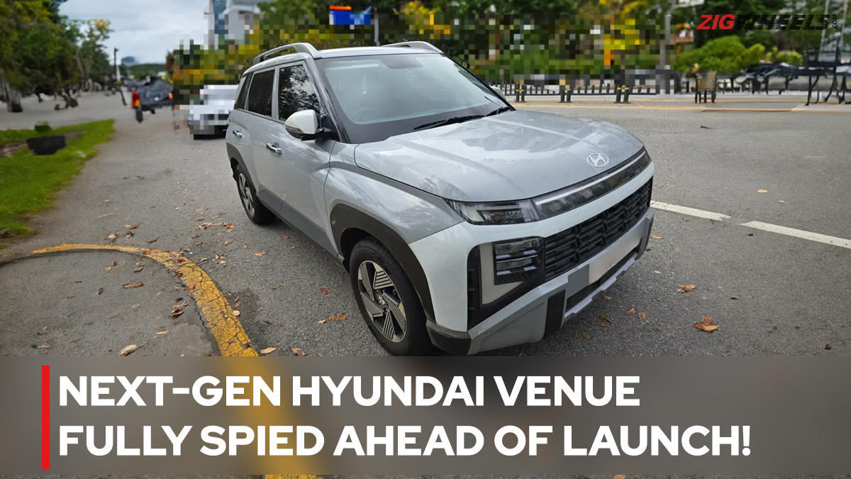 BREAKING: Next-Gen Hyundai Venue Spotted Undisguised Ahead Of Launch ...