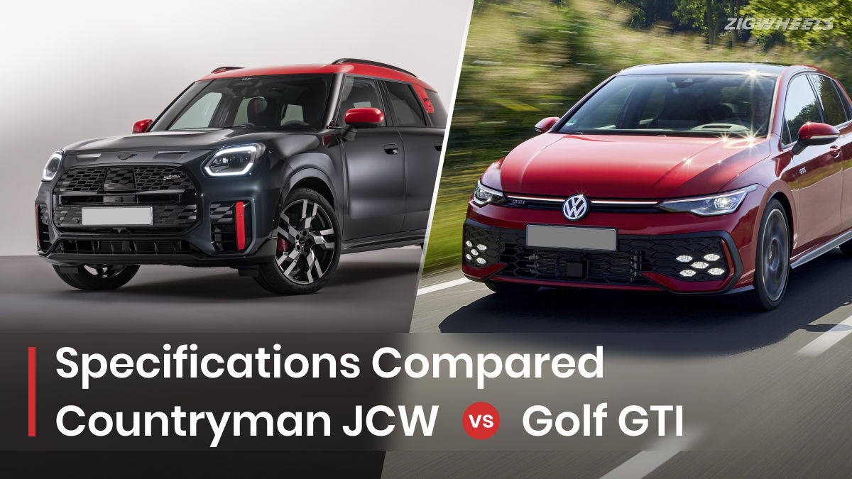 Mini Countryman JCW Vs Volkswagen Golf GTI: Price, Dimensions, Features ...