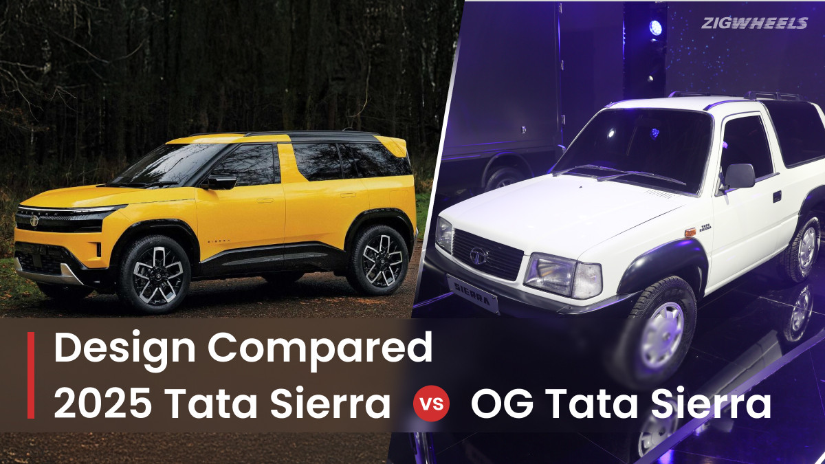 2025 Tata Sierra: Old vs New Design And Interior Compared - ZigWheels