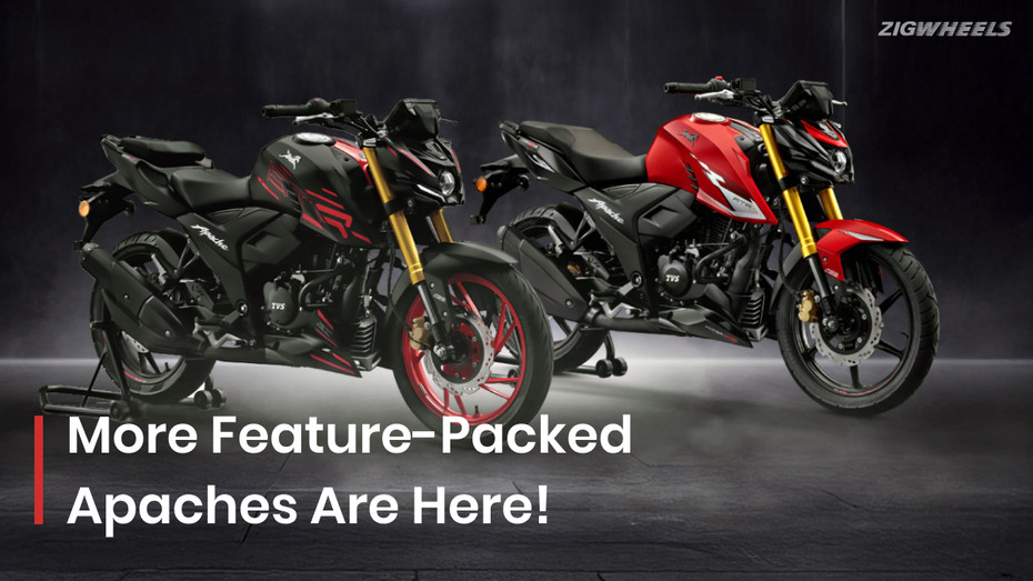 BREAKING: 2025 TVS Apache 200 4V & 160 4V Launched; TVS Apache RTR ...