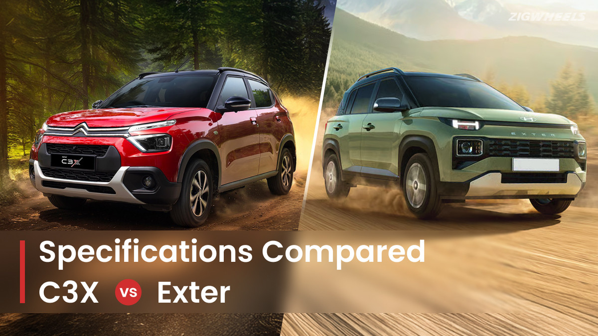 2025 Citroen C3X vs Hyundai Exter: Price, Features, Dimensions, and ...