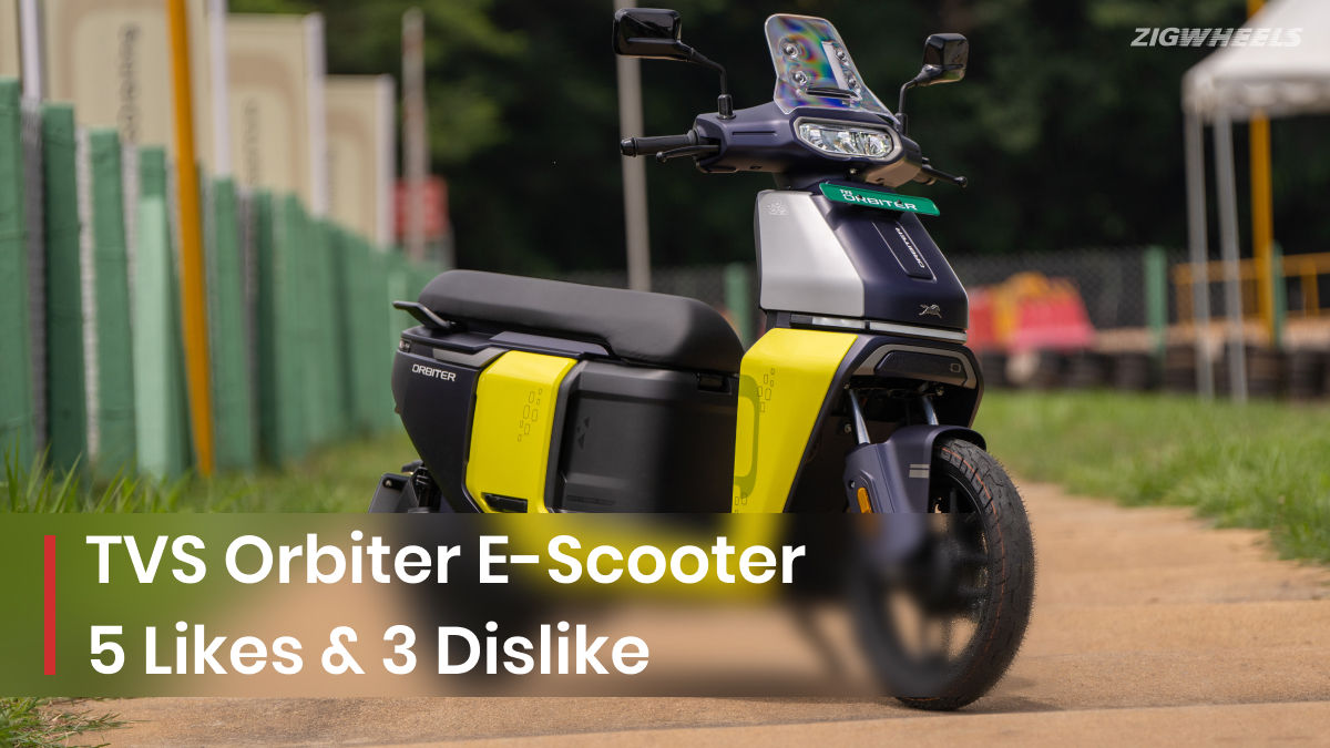 TVS Orbiter Electric Scooter: 5 Likes, 3 Dislikes - ZigWheels