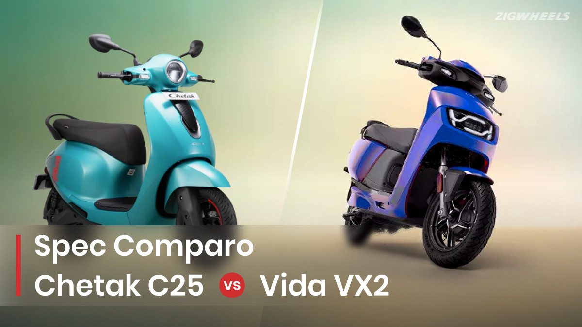Bajaj Chetak C25 vs Hero Vida VX2: Specifications Compared - ZigWheels