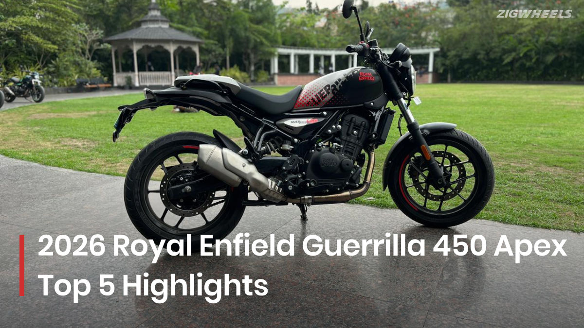 Top 5 Highlights of New Royal Enfield Guerrilla Apex Explained - ZigWheels