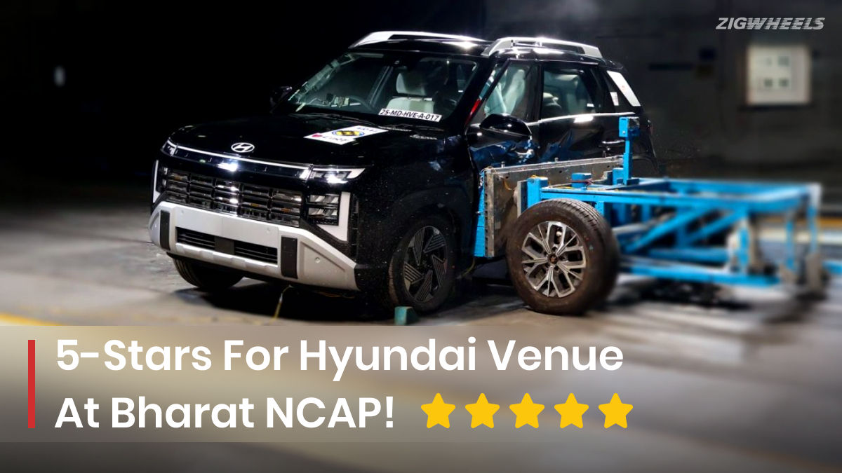 New Hyundai Venue Scores 5-star Safety Rating In Bharat NCAP Crash ...