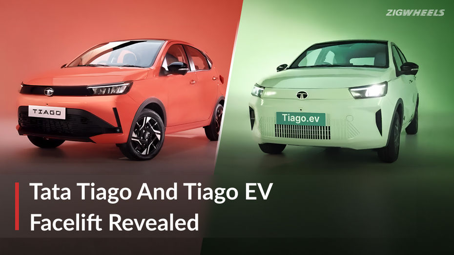 2026 Tata Tiago ICE & Tiago EV Facelift Revealed Ahead Of Launch: New ...