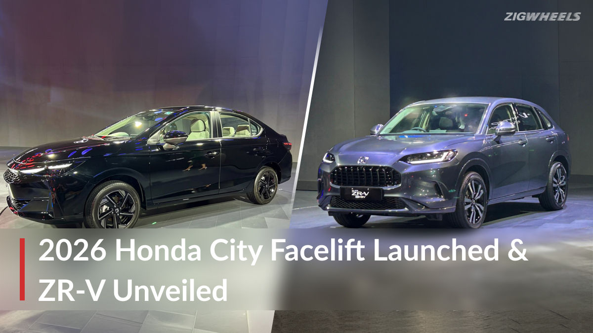 2026 Honda City Facelift Launched In India, ZR-V Unveiled: Exterior ...