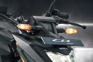 Honda CB300F Mat Marvel Blue Metallic Colour