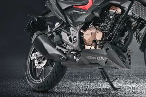 Honda CB300F Mat Marvel Blue Metallic Colour