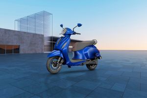 Bajaj Chetak Indigo Metallic Colour