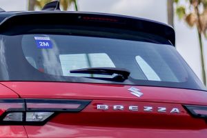 Maruti Brezza Splendid Silver Colour