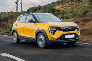 Mahindra XUV 3XO Nebula Blue Plus Galvano Grey Colour