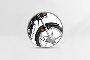 Hero Splendor Plus Force Silver Colour