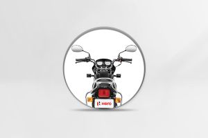 Hero Splendor Plus Force Silver Colour