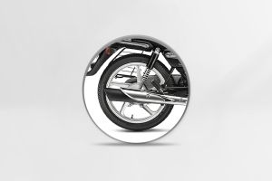 Hero Splendor Plus Force Silver Colour
