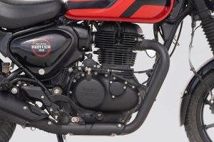 Royal Enfield Hunter 350 Rio White Colour