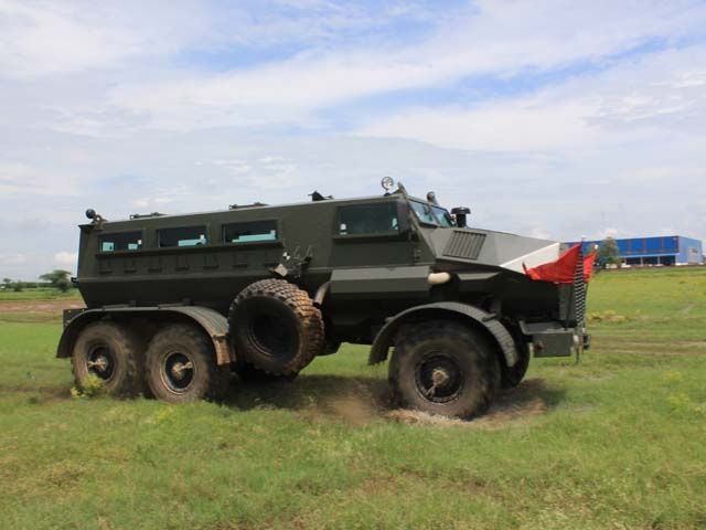 Mahindra's Mine Protected Vehicle : Blast proof Bulk!